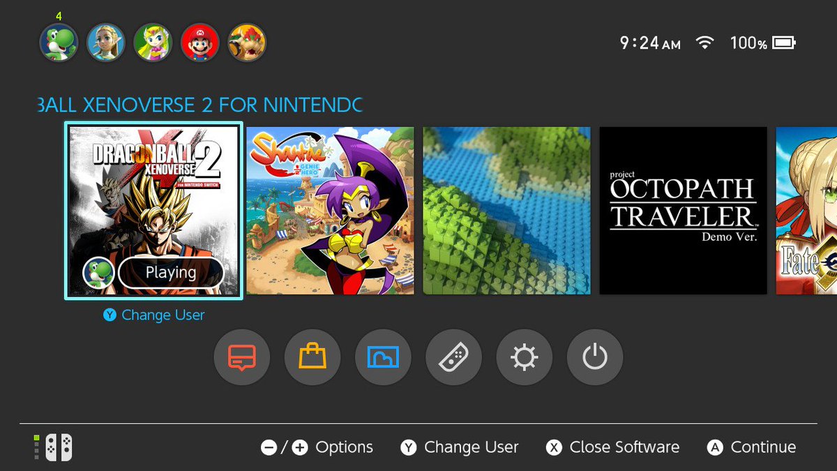 What does your current Switch home menu look like? : r/NintendoSwitch
