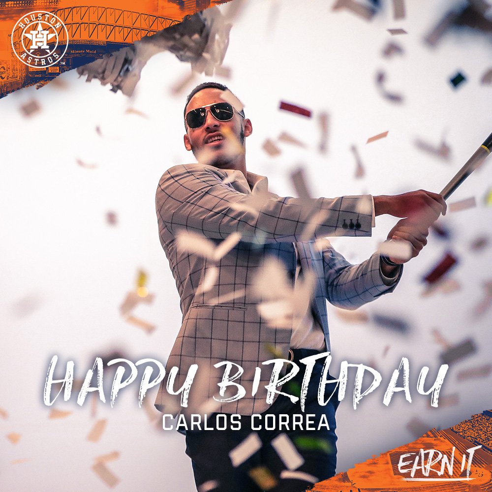 Happy birthday to #Astros shortstop, @TeamCJCorrea! https://t.co ...
