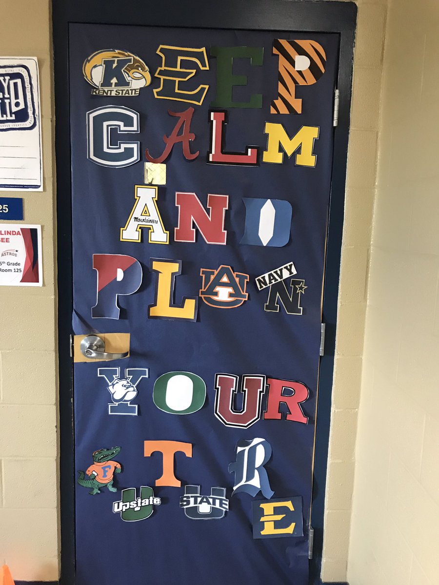College Week Door Decorating Ideas