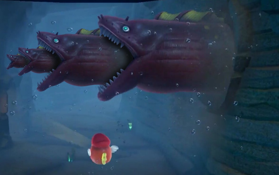 The Nightmare Returns: Giant Eels are in Mario Odyssey | Page 2 | NeoGAF