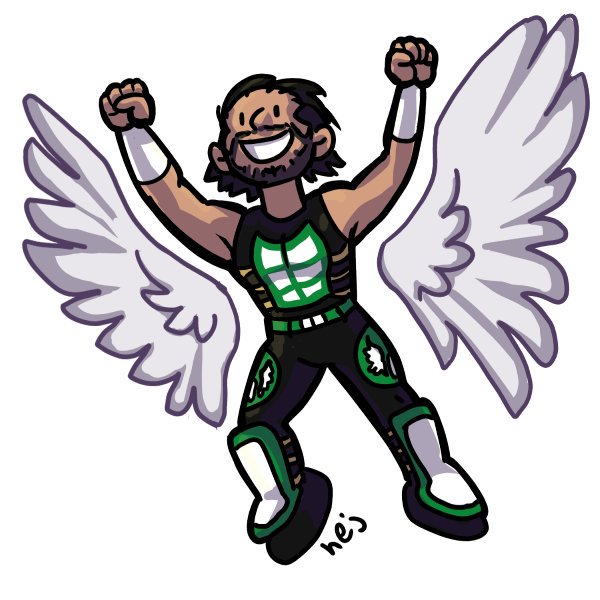 205 Live is my favorite show, so I drew cartoons of the whole roster ...