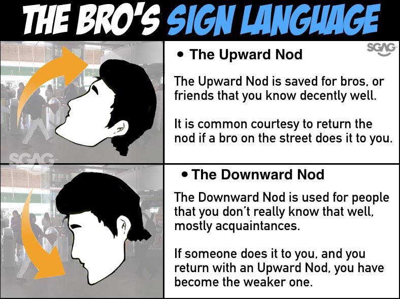 SGAG on Twitter: "The universal bro code! No words needed…