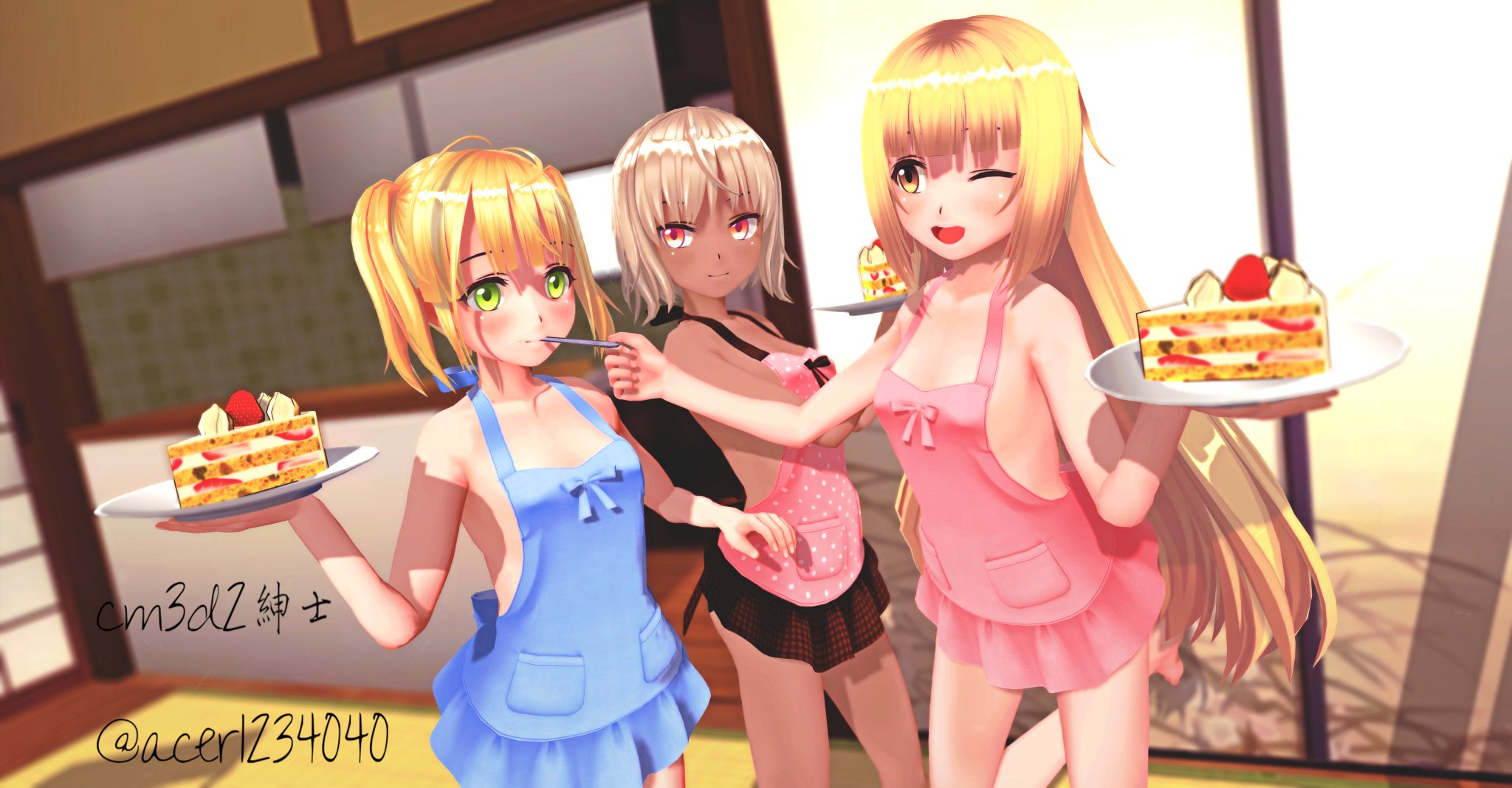 渴霧享樓@CM3D2紳士 on Twitter: "お題「供養SS」 過去4枚SS #cm3d版深夜の真剣エディット60分一本勝負 #CM3D2 #カスタムメイド3d2…