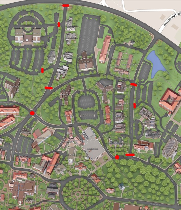 Ole Miss Campus Map
