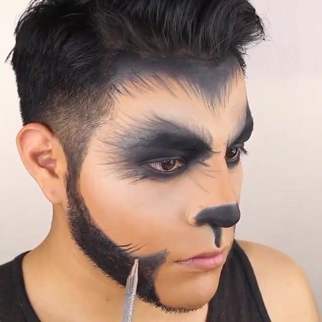 Easy Werewolf Face Paint