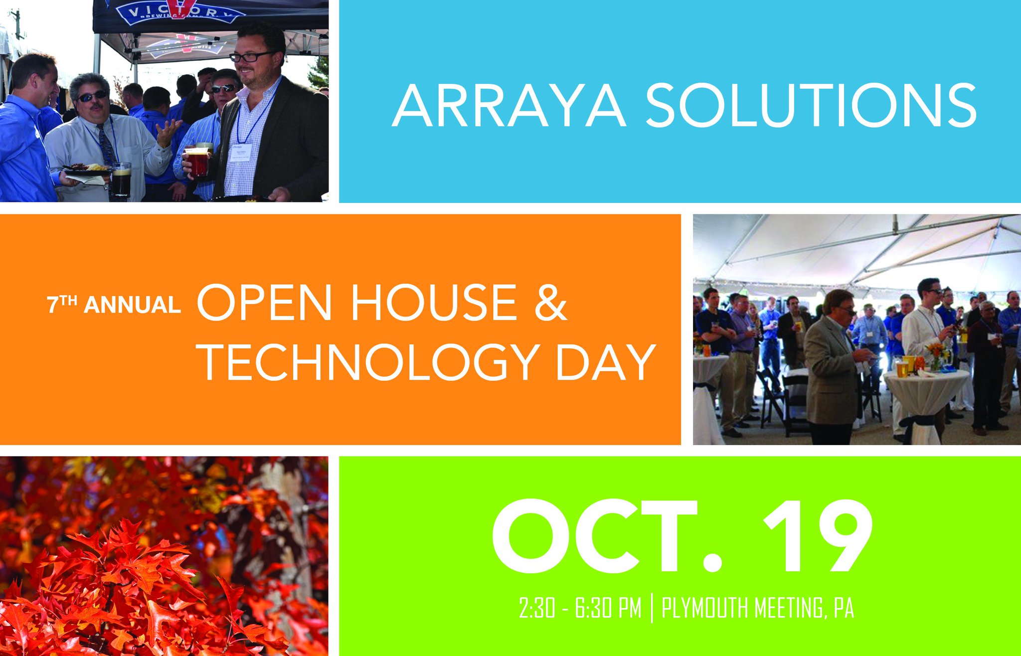Arraya Solutions on Twitter: "The #ArrayaOpenHouse is back! Join us on 10/19 for food, drinks ...