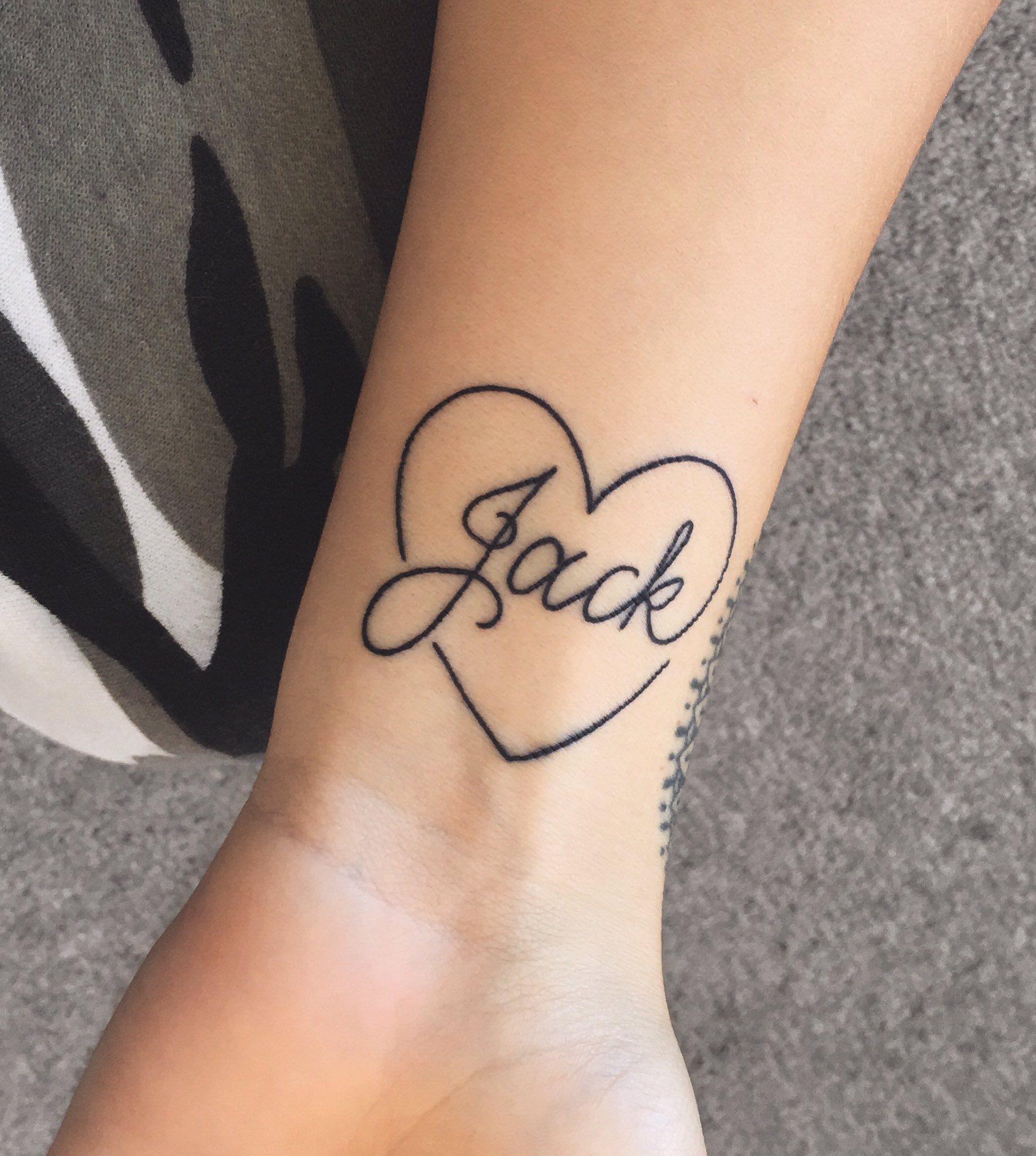 Jack Name Tattoo