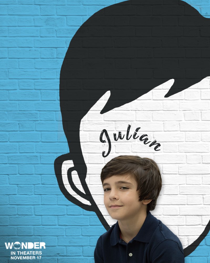 Don't miss Bryce Gheisar as Julian in WonderTheMovie - in theatres ...