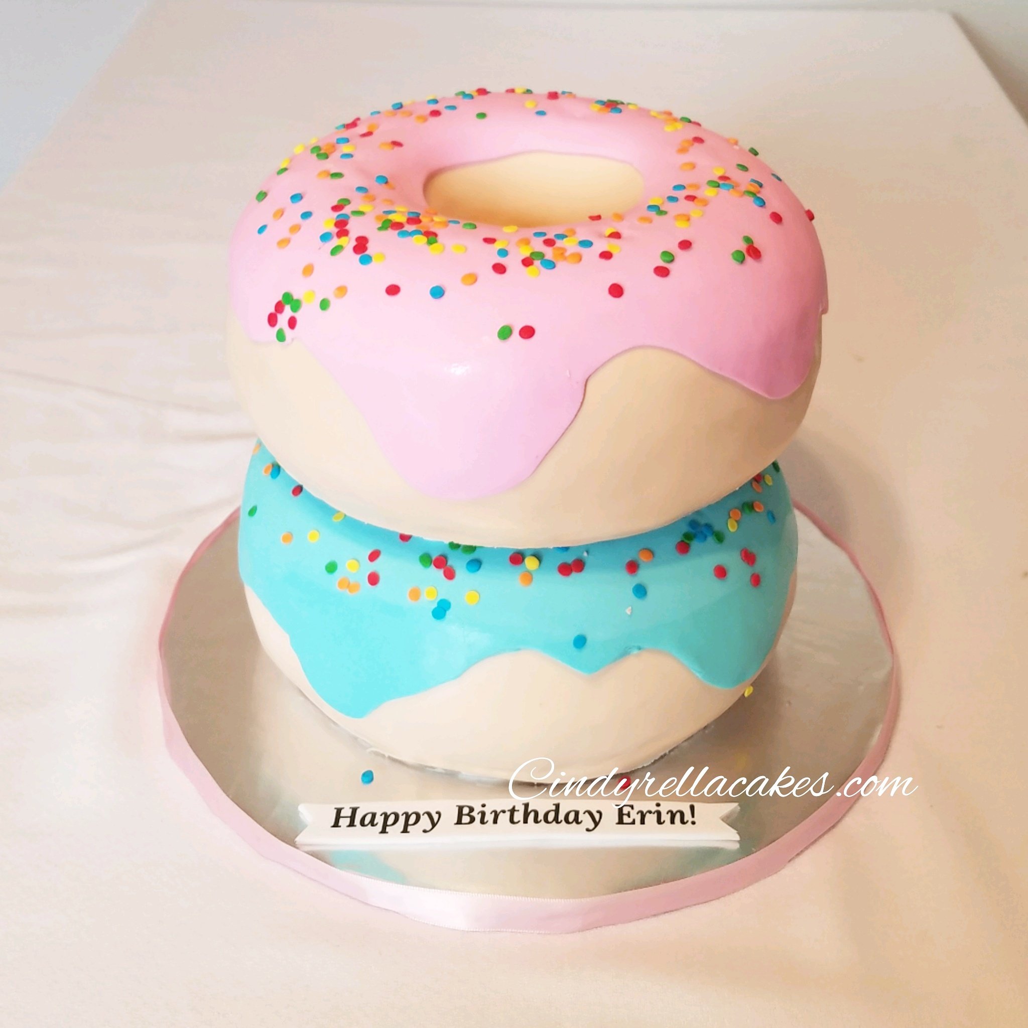 Doughnut Shaped Birthday Cake