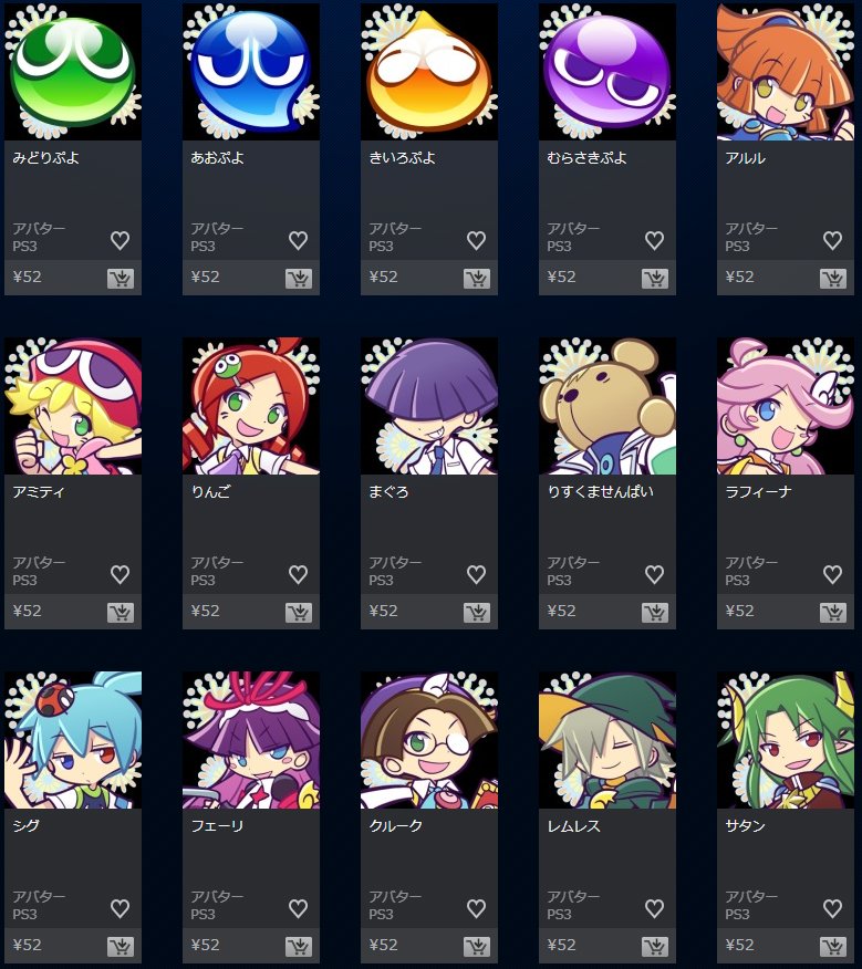 Psn Avatar List
