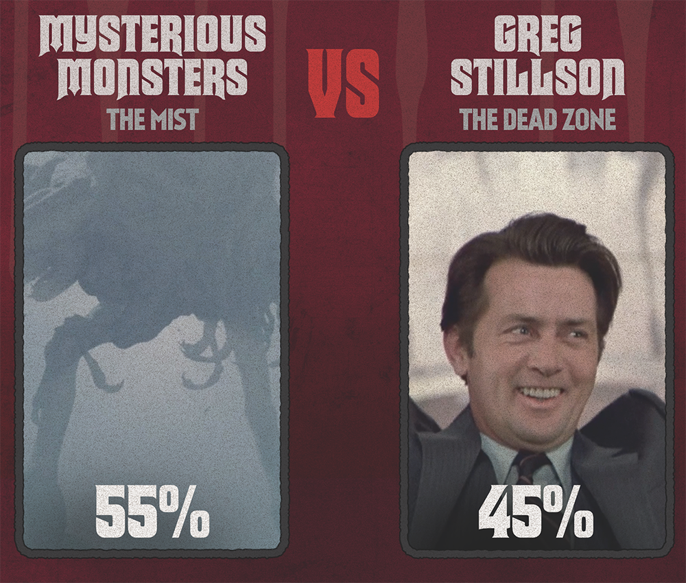 The Dead Zone’s congressman Greg Stillson lost to The Mist. He never ...