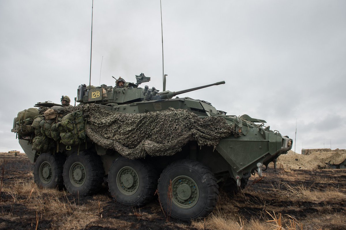 Soldiers from 1 Armoured Infantry Brigade, currently in Canada, are ...