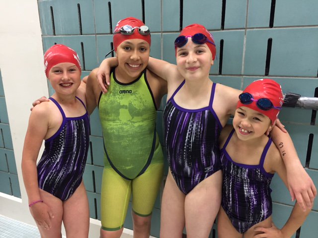 Girls Swimming At The Ymca