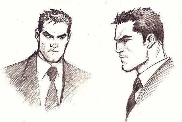 Bruce Wayne Sketches