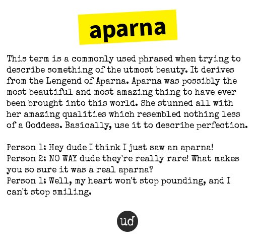 Aparna Meaning