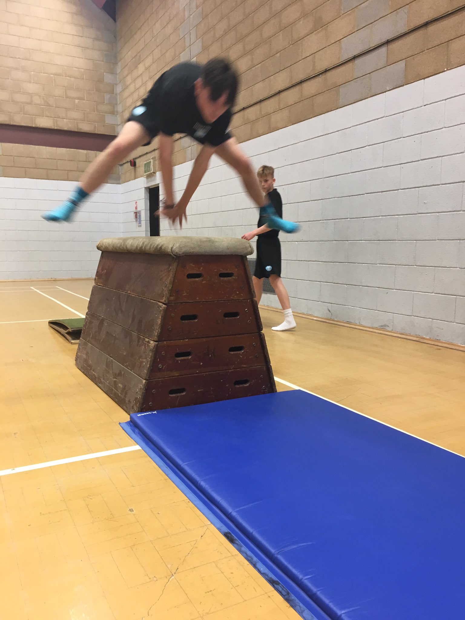 Boys Gymnastics Vault