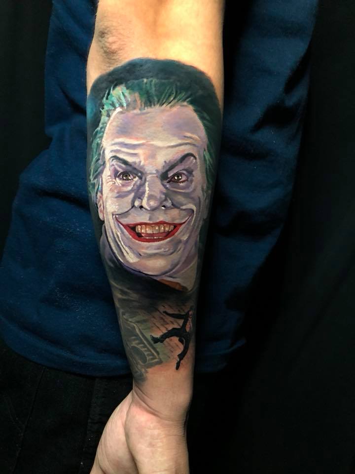 Joker Jack Nicholson Tattoo