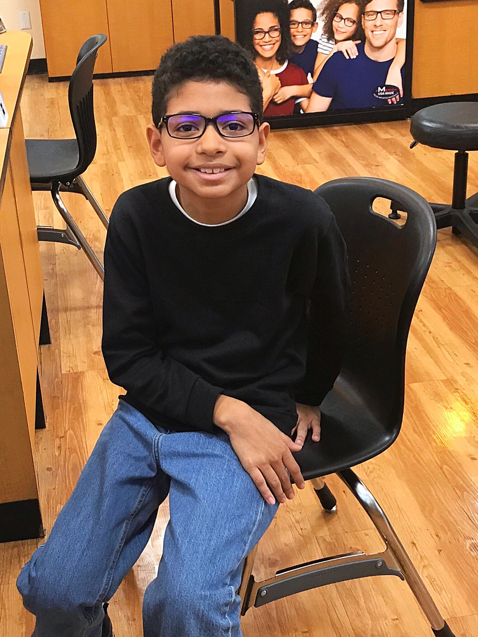 Middle School Boy Glasses