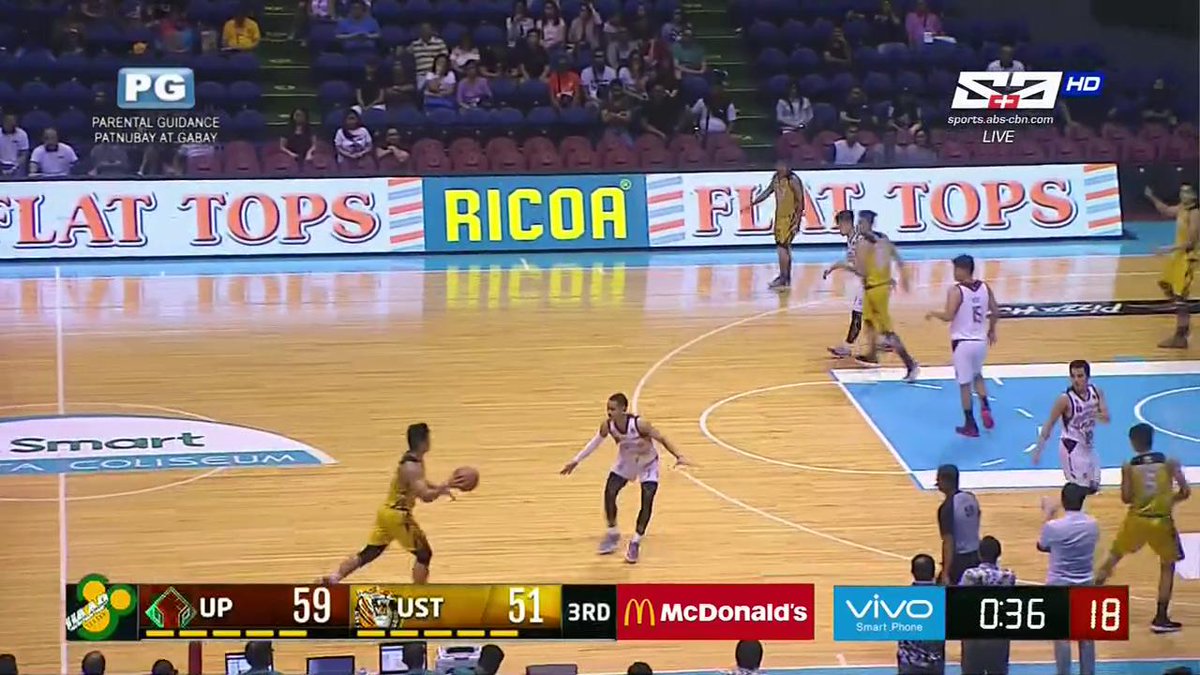 Jordan Sta. Ana toys with the UP defense! UAAPSeason80 | ABS-CBN Sports ...