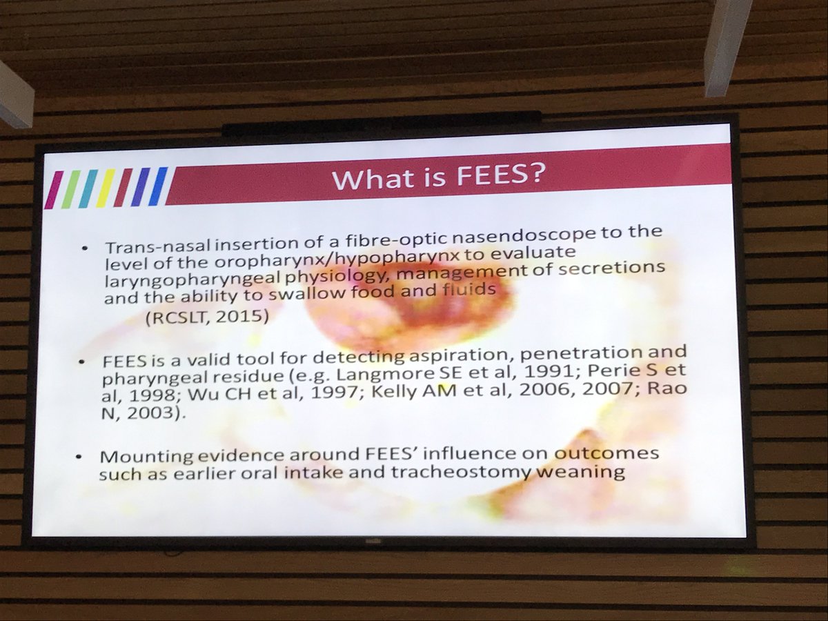 Catherine Blakemore - SLT - demonstrates the FEES service at Trafford ...