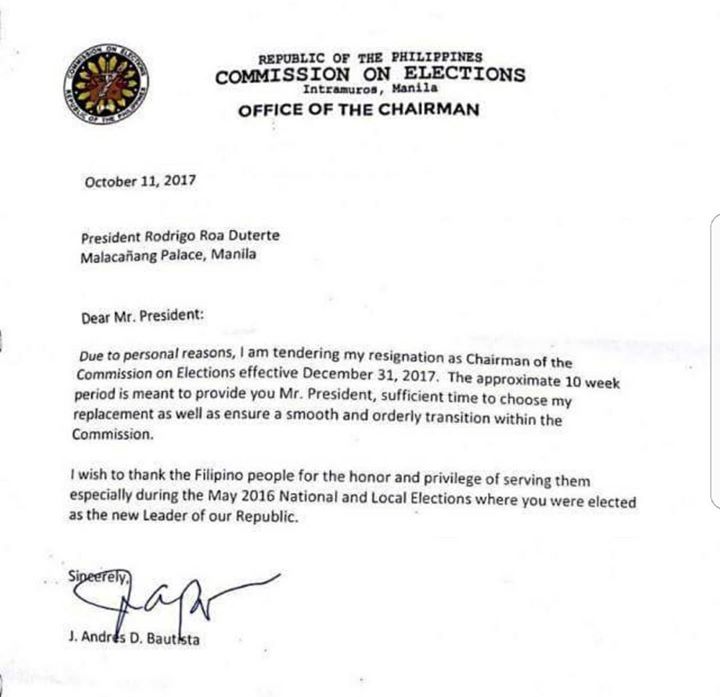 Filipino Personal Letter