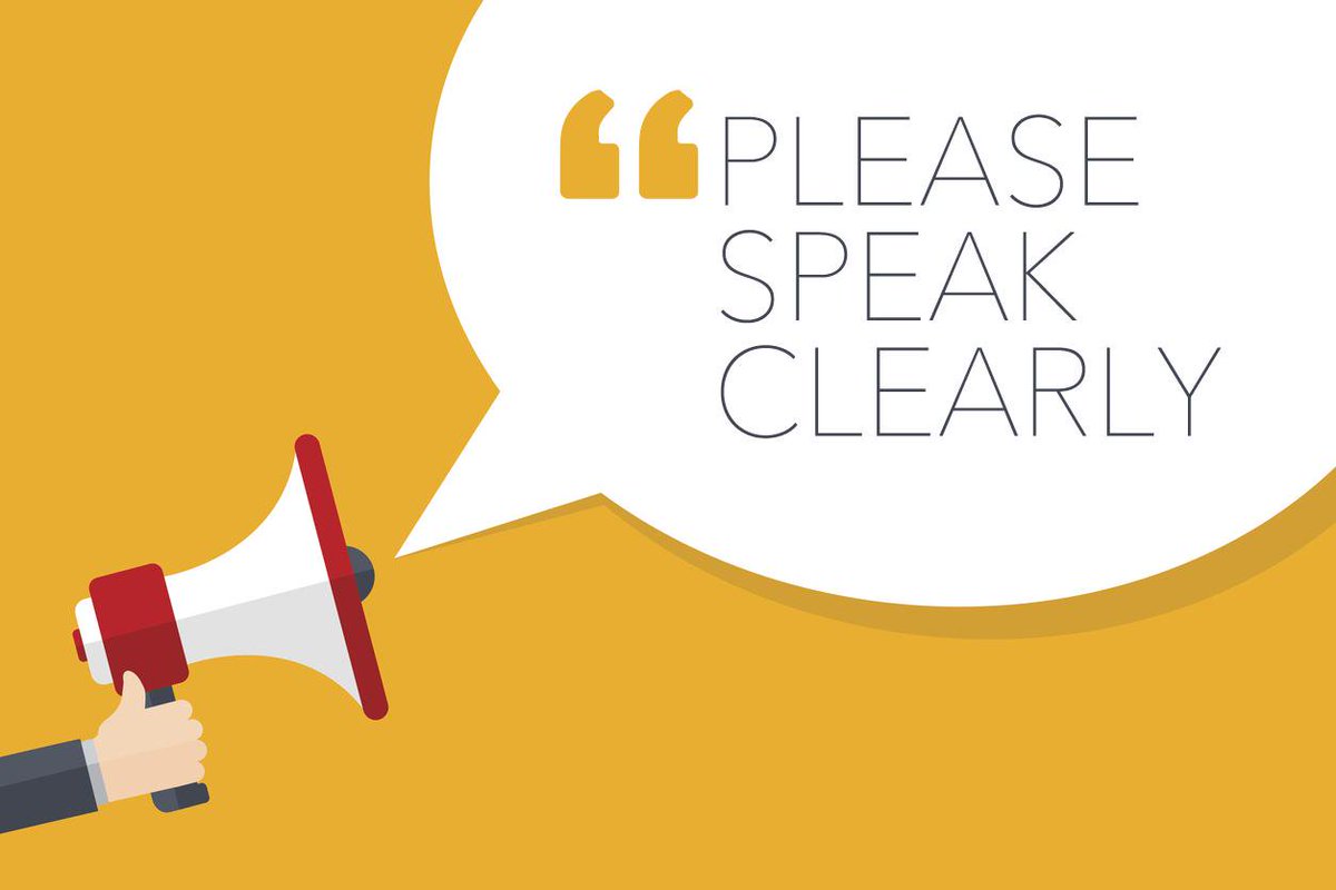 Speak Clearly