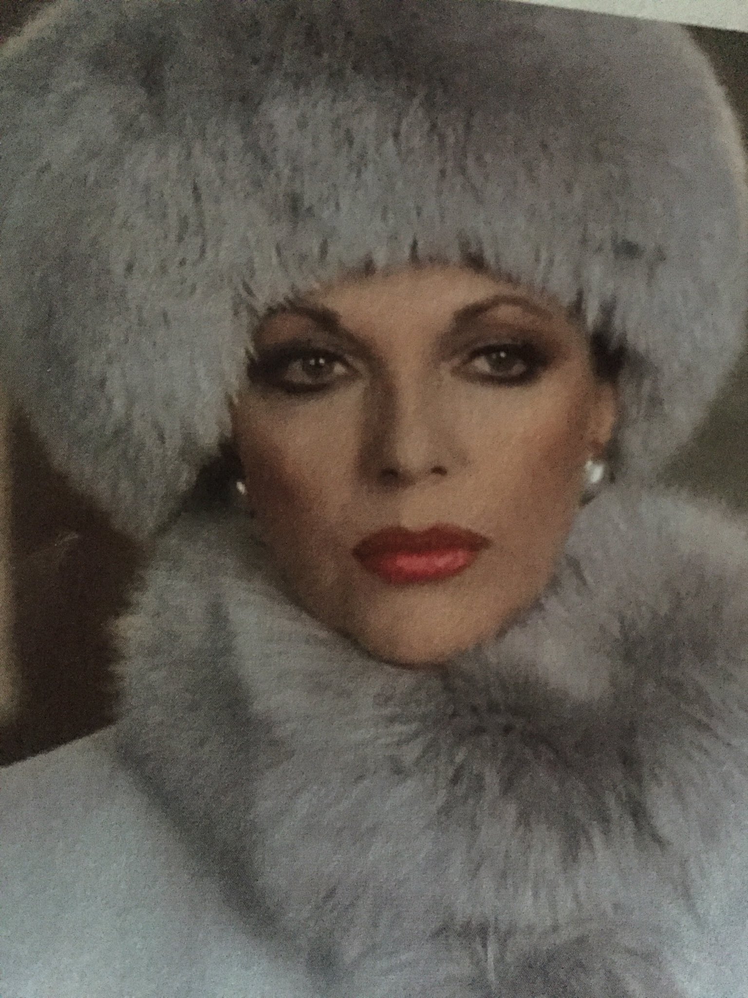 Joan Collins Dynasty Fur