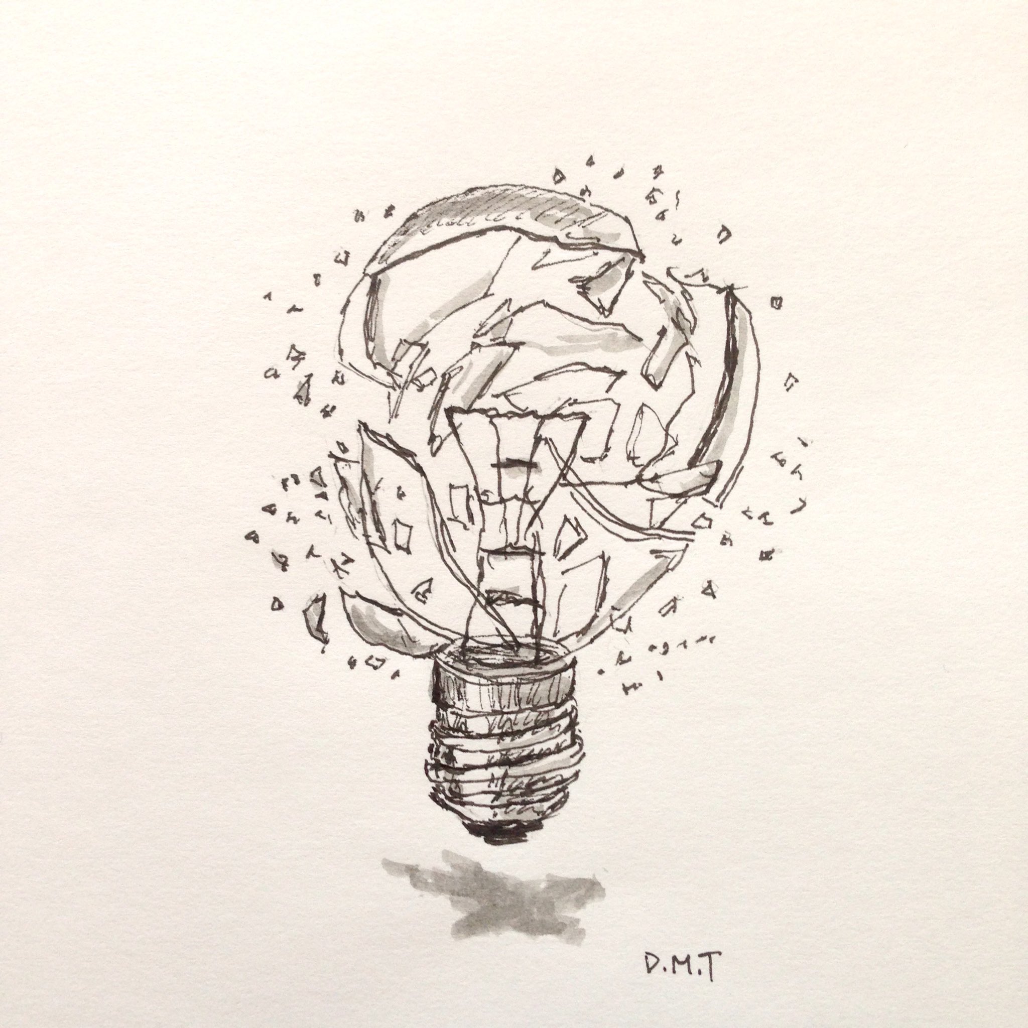 Light Bulb Drawing Tumblr