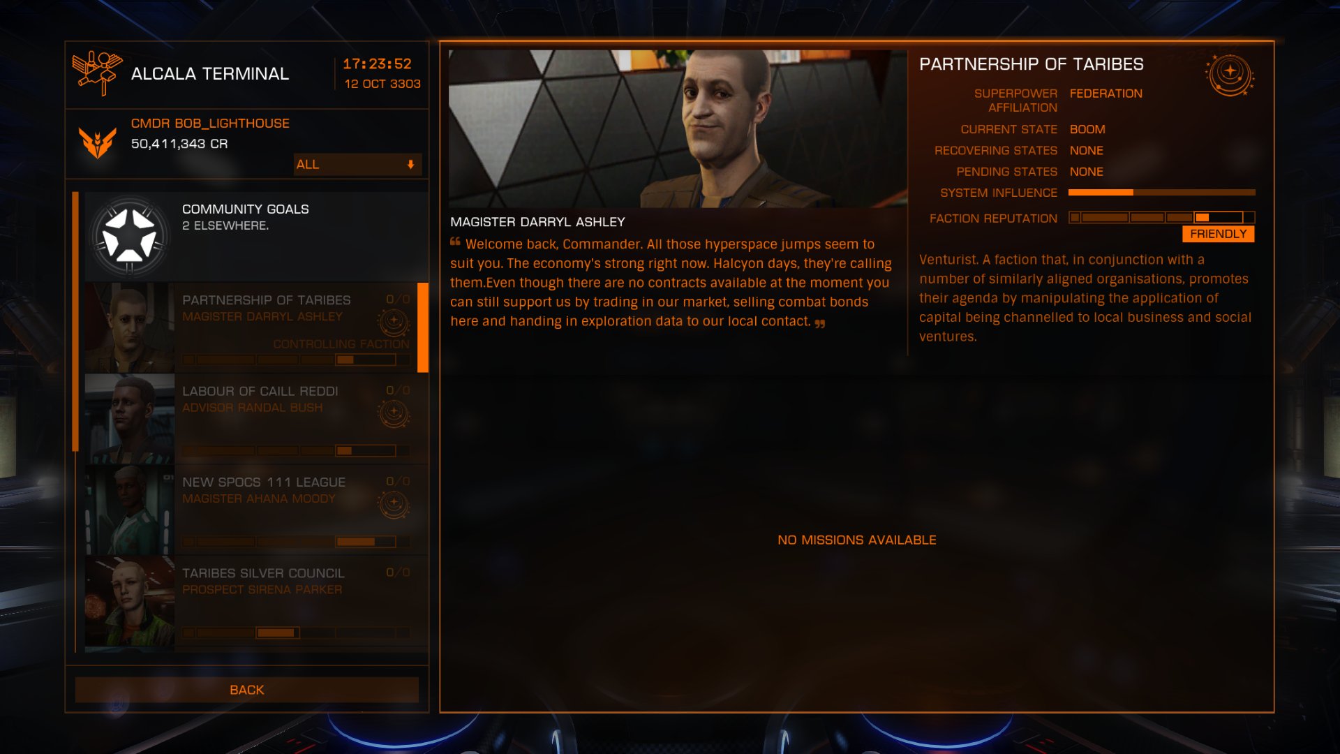 Missions? | Frontier Forums