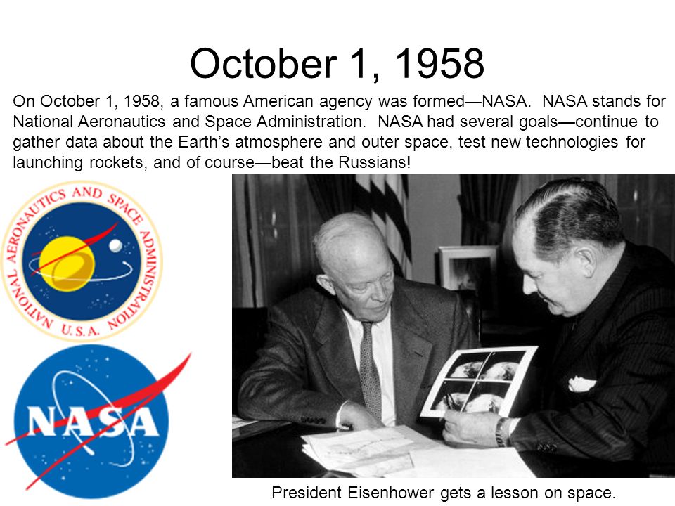 Eisenhower Nasa Created