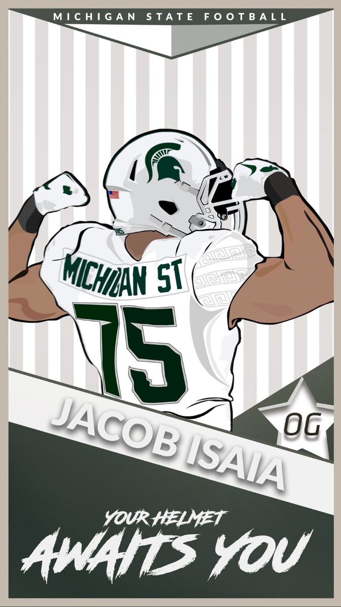 2018 3* OC Jacob Isaia commits to Michigan State : r/CFB