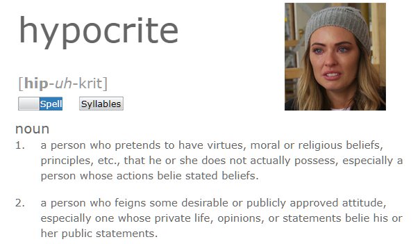 Hypocritical Definition