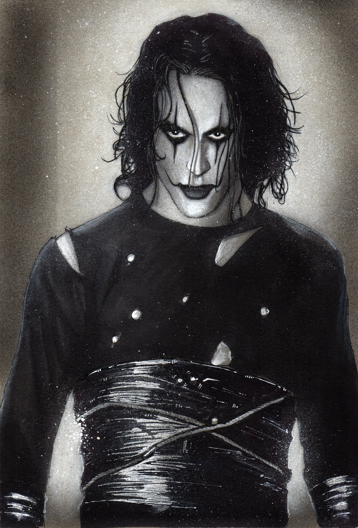 The Crow Brandon Lee Drawing