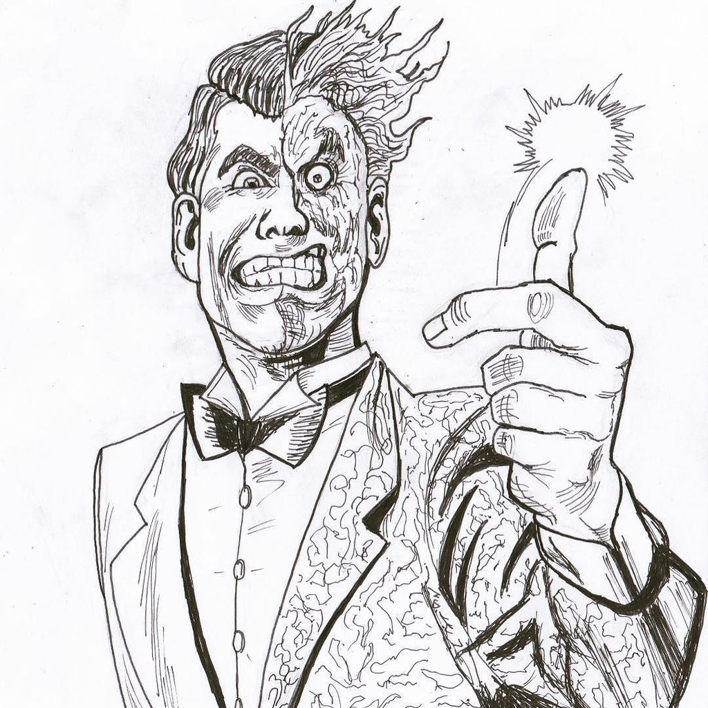 Harvey Dent Drawing