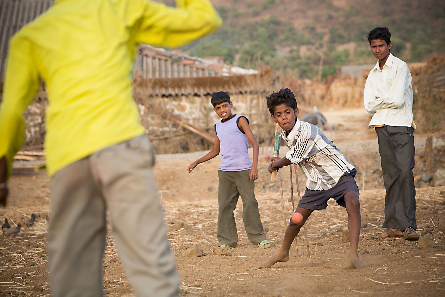 Indian Children Playing