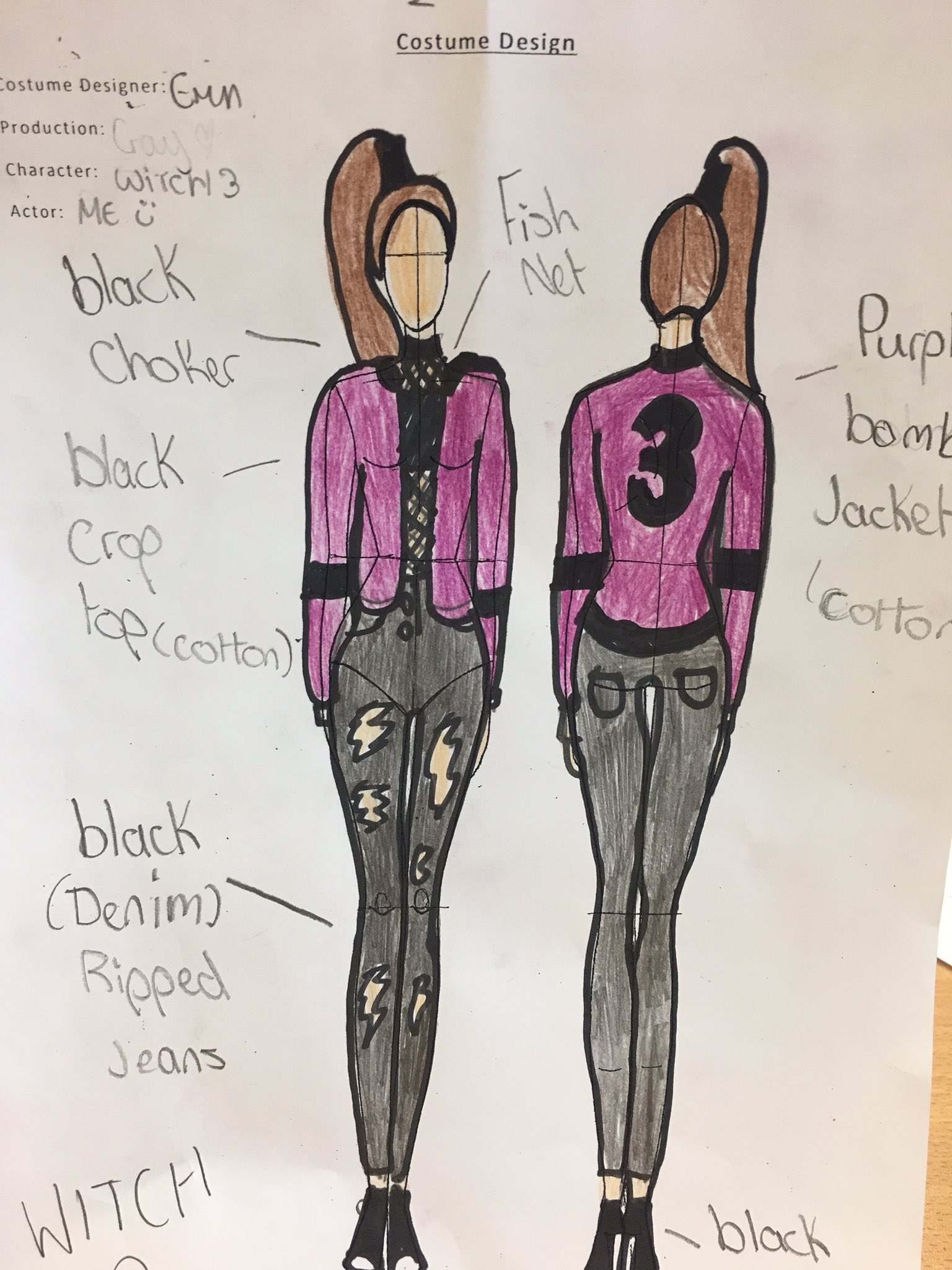 Macbeth Witches Costume