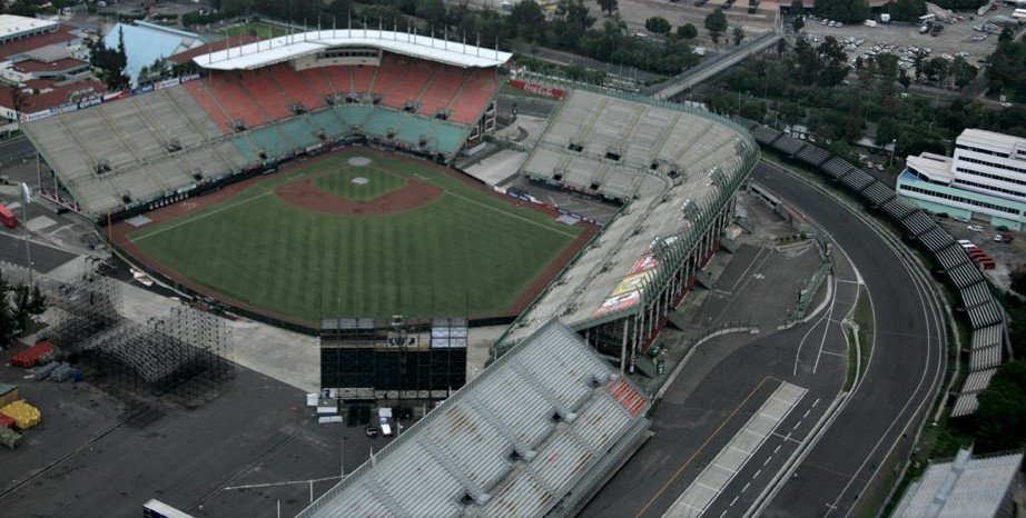 Foro Sol ballpark in Mexico City as part of the Mexican Grand Prix : r ...
