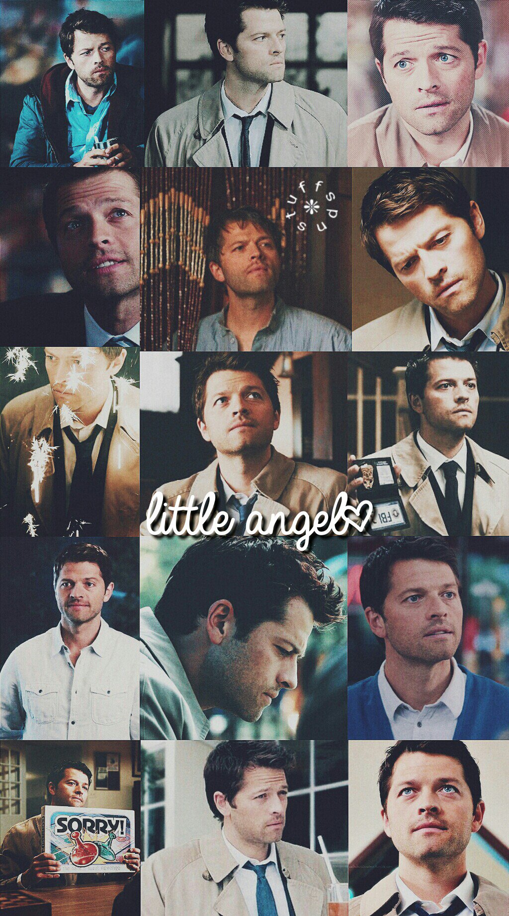 Castiel Collage Tumblr