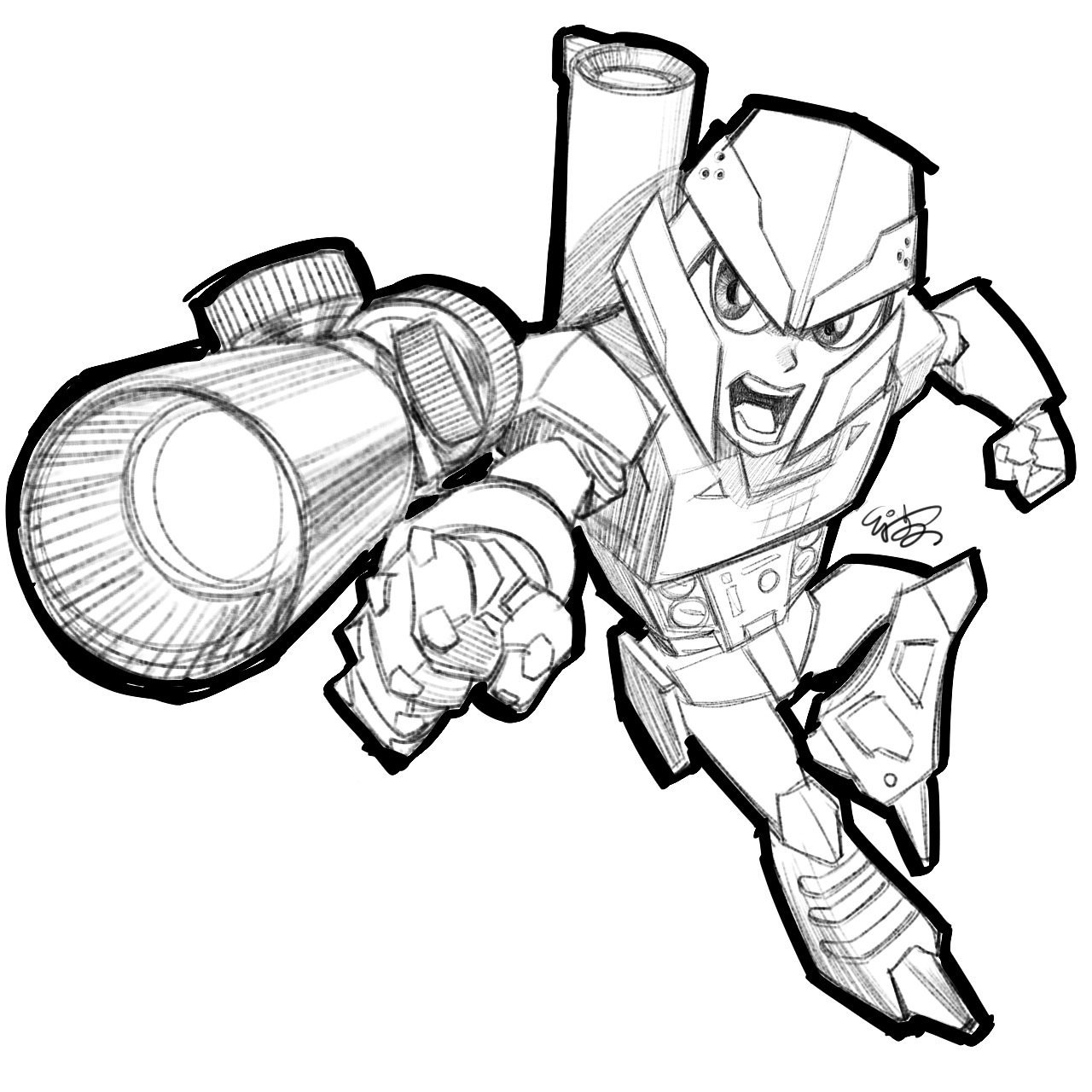 Angry Birds Transformers Coloring Pages