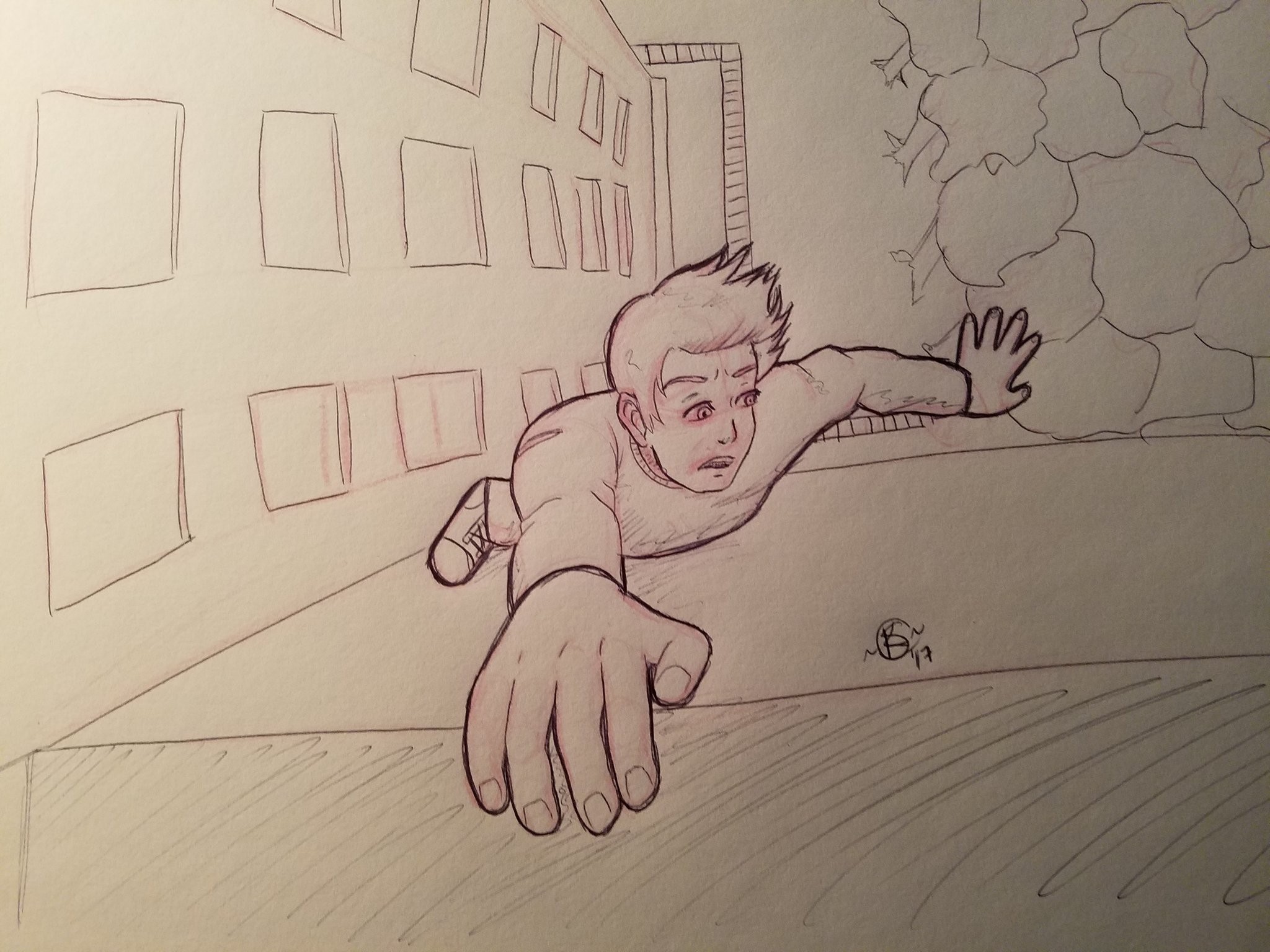 Fear Of Heights Drawing