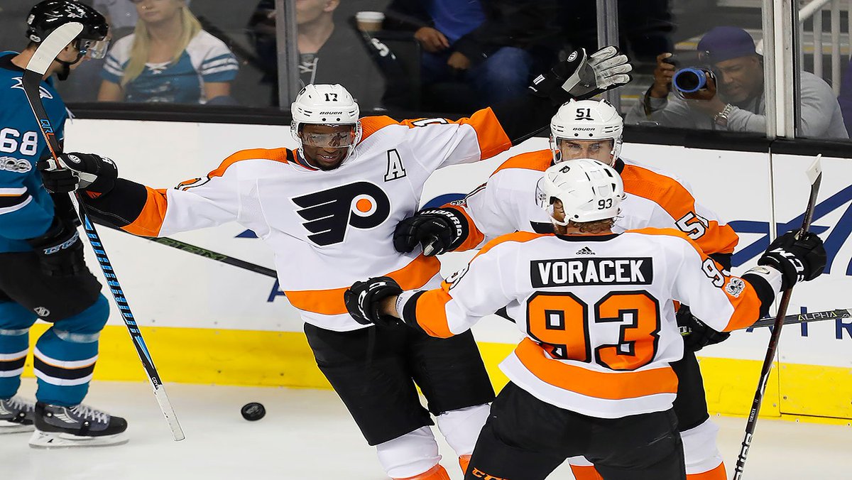 "Wayne Train!" Simmonds17's historic hat trick leads NHLFlyers to ...