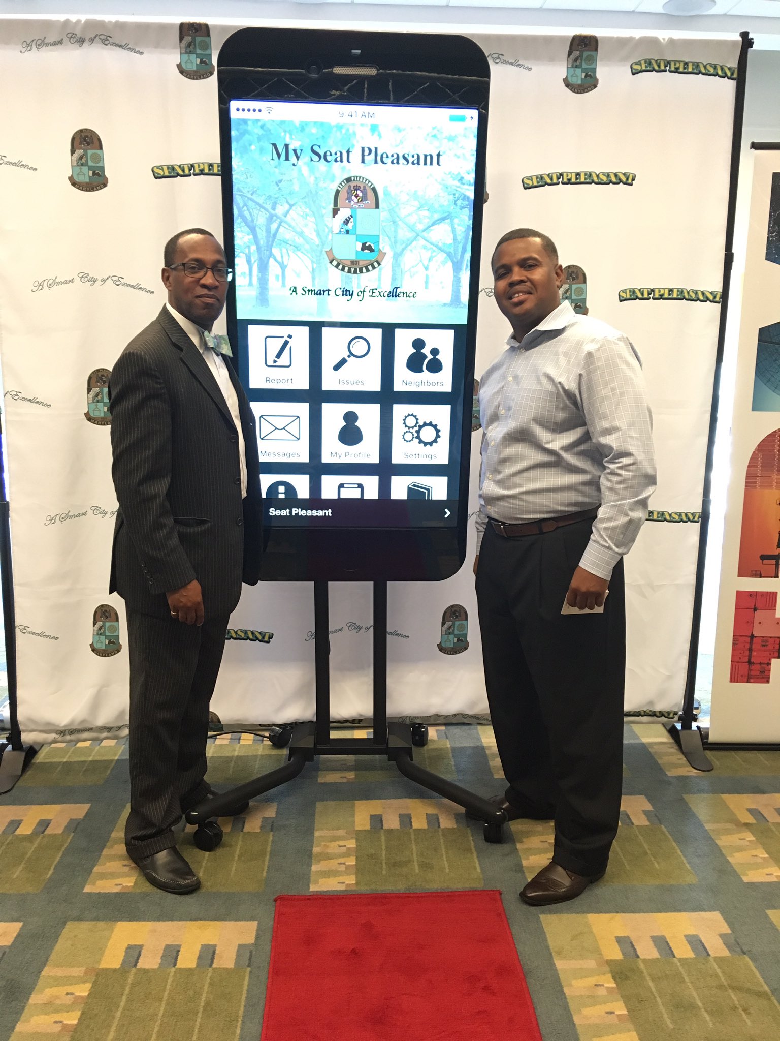 Kito James on Twitter: "Seat Pleasant in the building!!! My friend @MayorGrant and his team ...