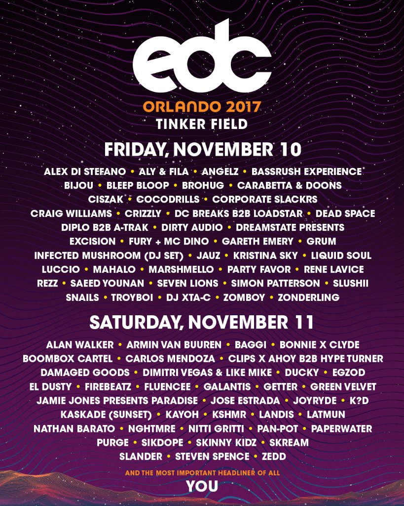 EDC Orlando Builds Up The Excitement With Trailer And Day Lineups