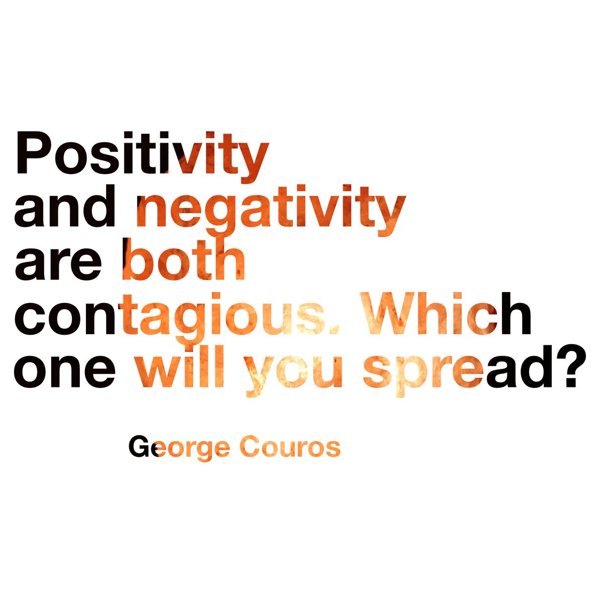 Negativity Contagious