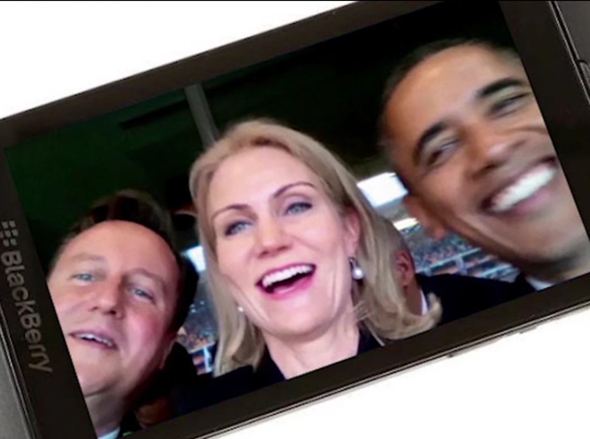 Danish Prime Minister Selfie