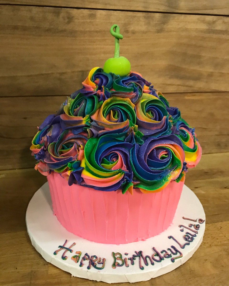 Cupcake Shaped Birthday Cake