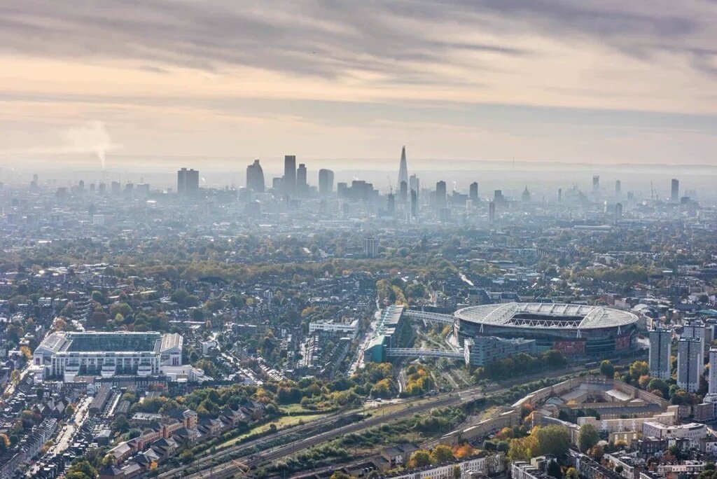 Emirates Stadium Aerial View
