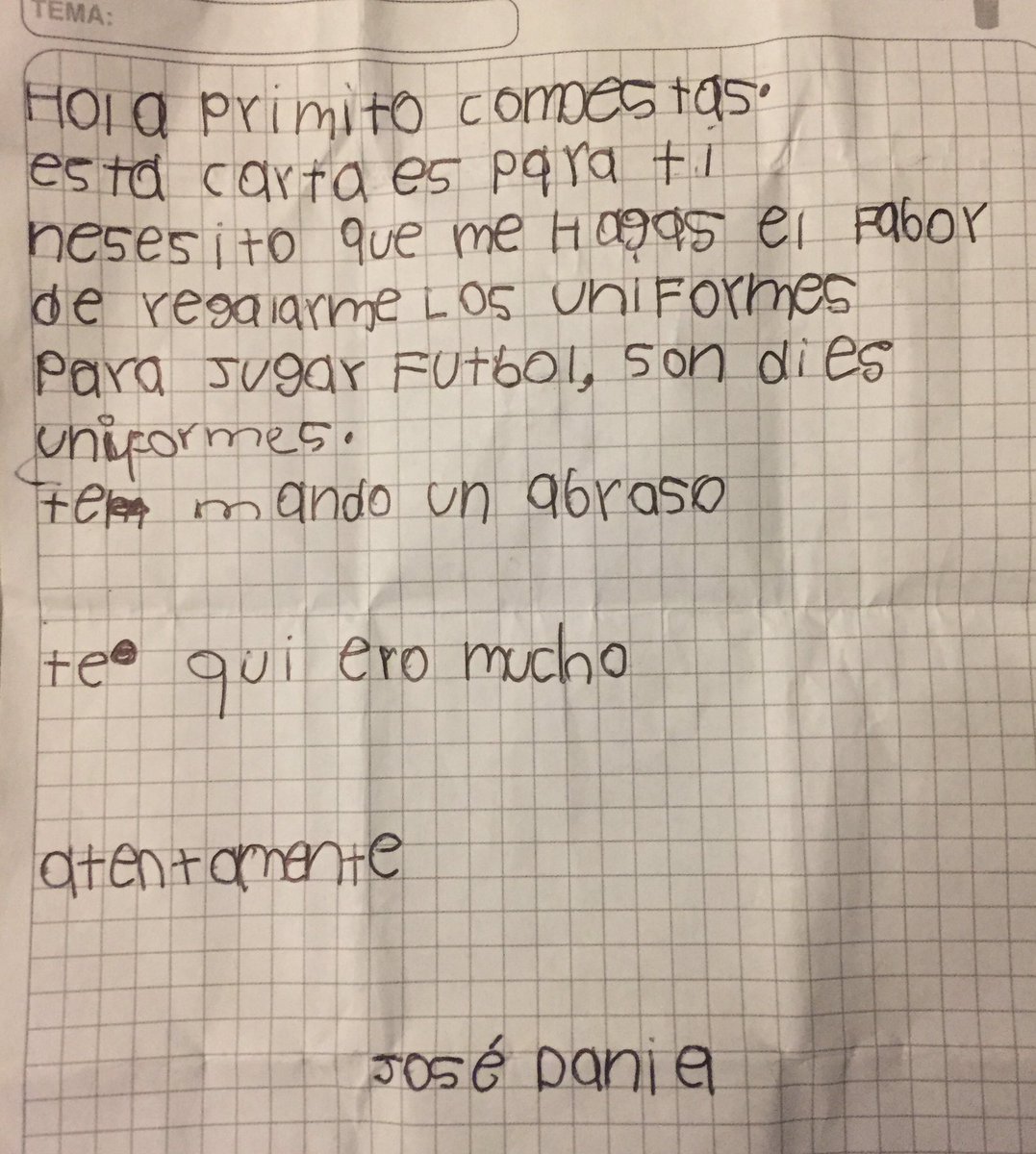 Una Carta Para Un Primo una-carta-para-un-primo