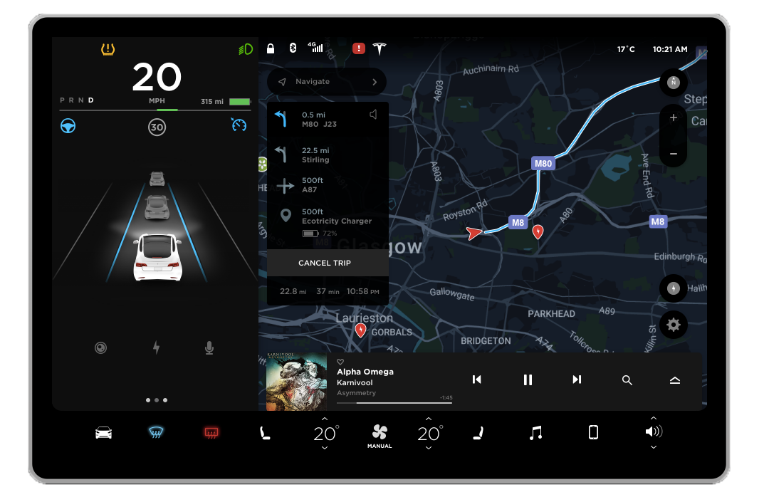 一个独立的设计师，怎么用 Tesla 新 UI 让全世界为之激动 // How a lone designer excited the ...