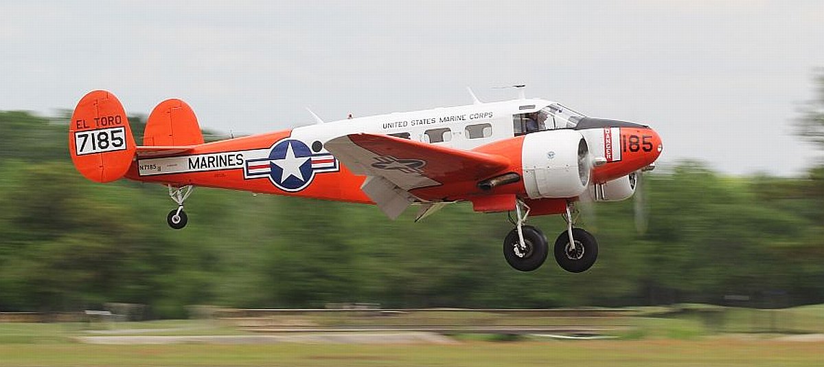 Ron Eisele on Twitter: "Beechcraft C-45 Expeditor https://t.co/Jvt02LFXVv"